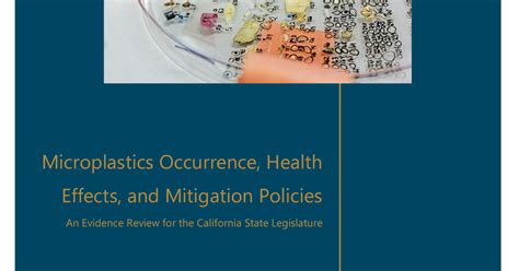 Microplastics Occurrence Health Effects And Mitigation Policies An