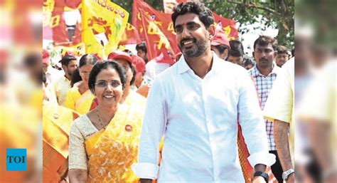 Tdp Cadres Celebrate As Lokeshs Yuvagalam Yatra Enters 100th Day