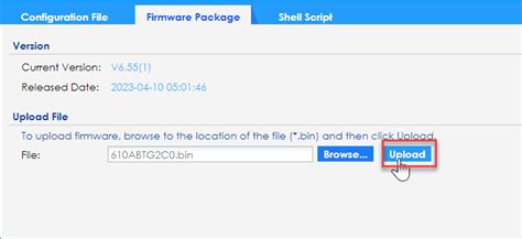 How To Upgrade The Firmware For AP Via Web Configuration Zyxel Community
