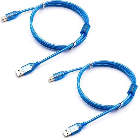 Jp Naughtystarts Usbデータ同期ケーブル Arduino Uno R3ボード用 Atmega328p Mega2560 長さ15m 2本 パソコン