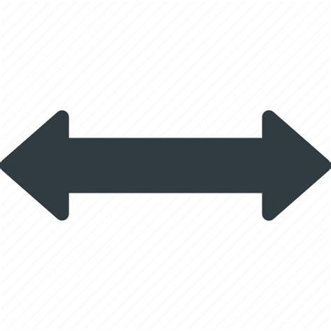 Cursor Horizontal Mouse Move Pointer Scale Icon Download On