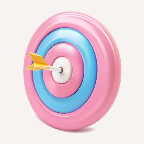 AI Generated Stylized Target With Arrow Center Hit 41325103 Vector Art At Vecteezy