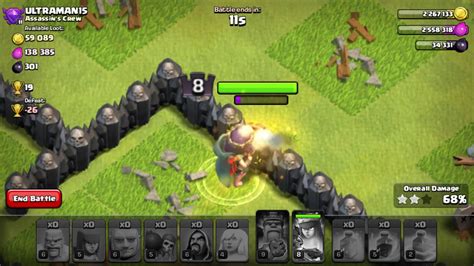 NEW SRATEGY GIWIHE CLASH OF CLANS YouTube