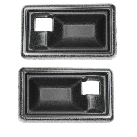 1970 74 F Body Door Panel Cups Black Pair