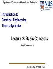 Basic Concepts Pdf Department Of Chemical And Biomolecular Engineering Introduction To