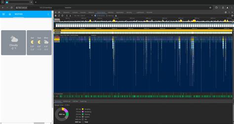 Massive Cpu Usage Of The Standard Weather Forecast Card Frontend