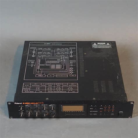 Roland E 660 Digital Parametric Equalizer Used Reverb