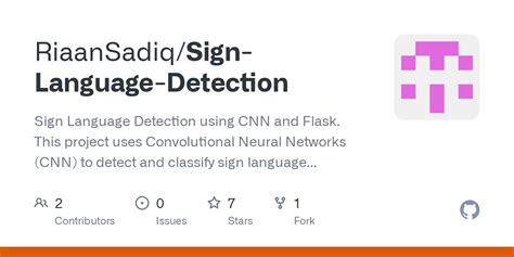 Github Riaansadiqsign Language Detection Sign Language Detection Using Cnn And Flask This