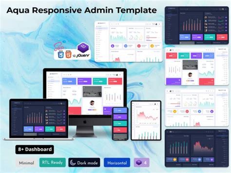 Aqua Responsive Admin Template Multipurpose Themes