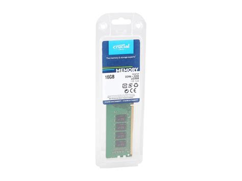 Crucial 16gb 288 Pin Pc Ram Ddr4 3200 Pc4 25600 Desktop Memory Model