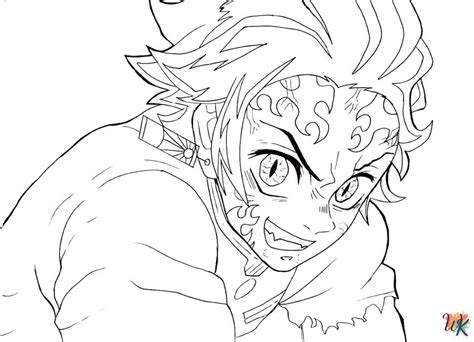 Dibujos Para Colorear Tanjiro Descarga Y Colorea Ahora Vro