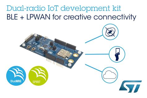 dual radio bluetooth lpwan iot dev kit for smart device connections