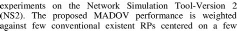 Exhibits The Examination Of The Eed Of The Maodv And The Existent Aodv
