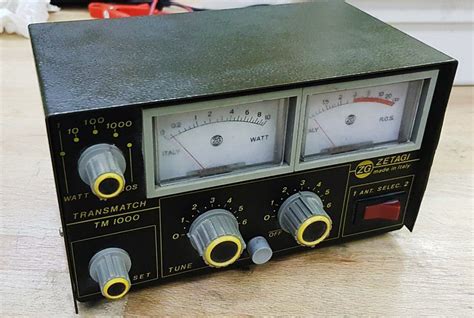 Zetagi Cb Radio Transmatch Matcher Wattmeter Tm 1000 W Doccasion à St Gallen Pour Chf 100