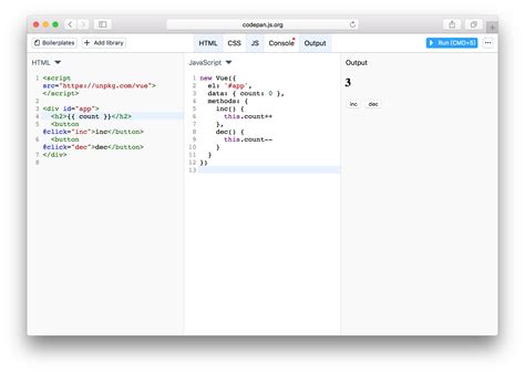 Codepan 能够离线使用的 Jsbincodepen V2ex