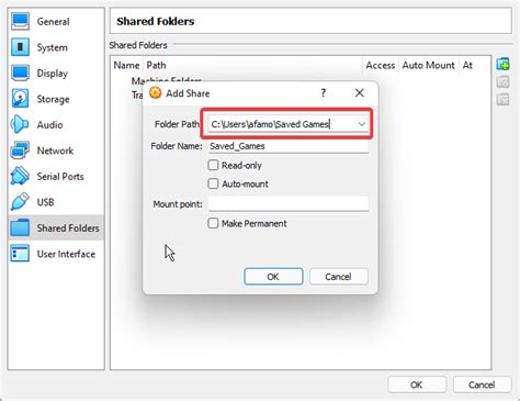 How To Create A Virtualbox Shared Folder In Windows 11