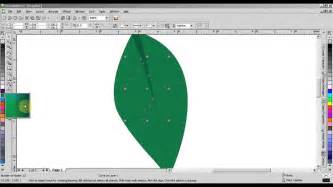 How To Draw A Simple Leaf With Coreldraw Any Version Youtube