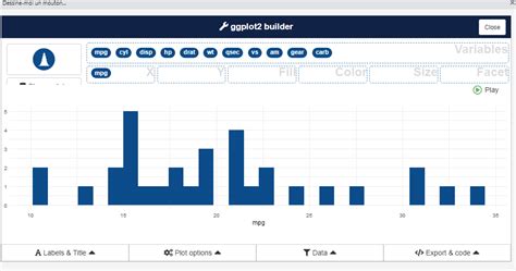 Drag And Drop Visualization In R