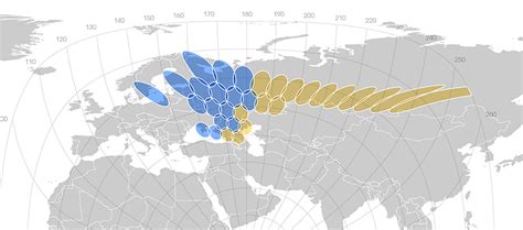 Карта покрытия Satellite Yamal 601 - 49.0 East, Карты покрытия ...