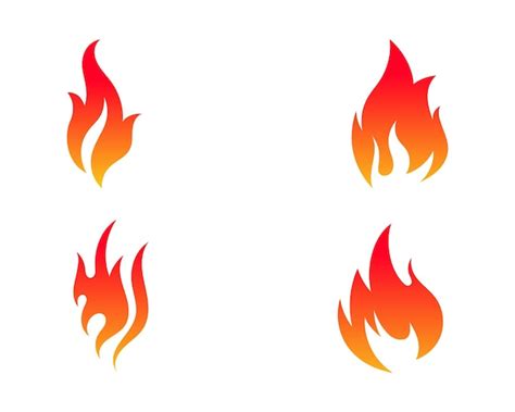 Premium Vector Fire Flame Vector Illustration