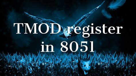 Tmod Register In 8051 Microcontroller Youtube