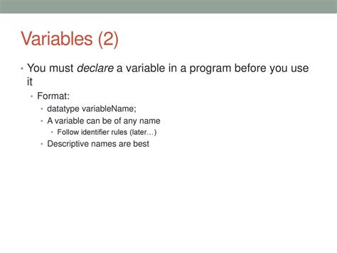 user interaction and variables ppt download