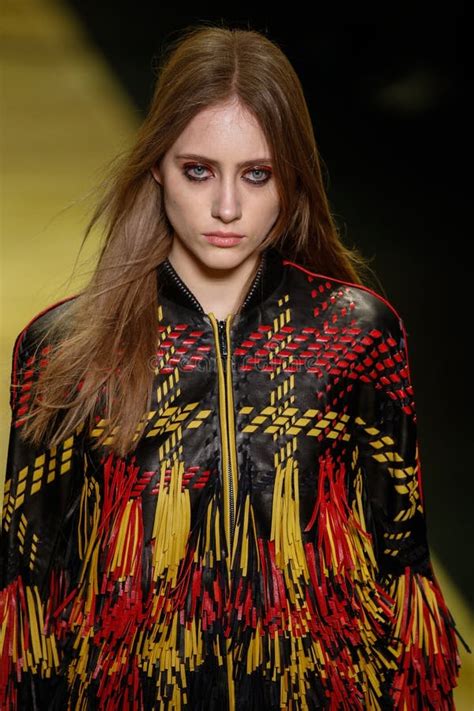 A Model Walks The Runway During The Barbara Bui Show Editorial Stock