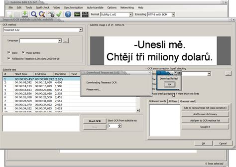 Missing Language Selection In Importocr Vobsub Wine · Issue 4105