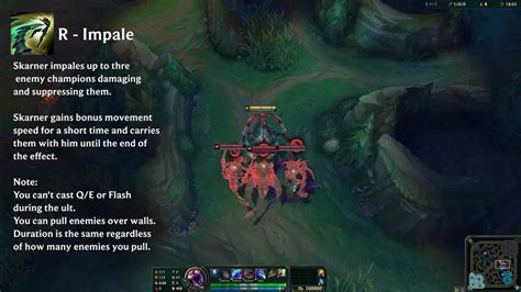 Full List Of Skarner Rework Abilities In League Of Legends One Esports