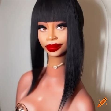 Baddie Doll Figure In An Asuka Costume On Craiyon