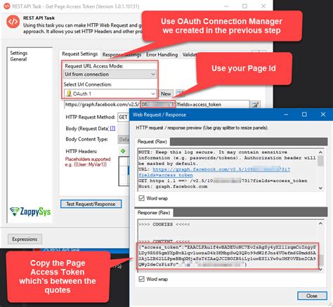 How To Get Data From Facebook In Ssis Using Rest Api Zappysys Blog