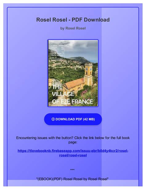 Ebook Pdf Rosel Rosel By Rosel Rosel By Marilieconnellyha Issuu