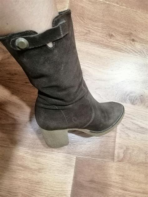 Чоботи осінь весна замшеві — ціна 100 грн у каталозі Черевики Купити жіночі речі за доступною