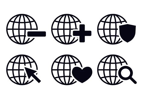 Grid World Icon Vectors Vector Art At Vecteezy
