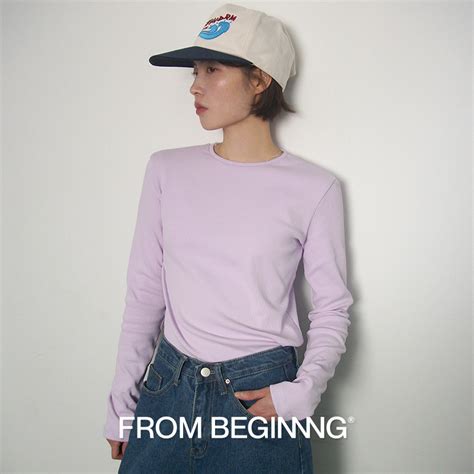 프롬비기닝 단독 Made 프리미엄 골지 라운드 티셔츠 여리핏롱슬리브 살안타템 여름 기본티 긴팔티 긴팔티셔츠 레이어드티 레이어드티셔츠 롱슬리브 이너티 티셔츠