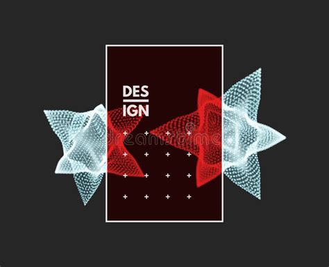 Crystal Object With Lines And Dots Molecular Grid 3d Technology