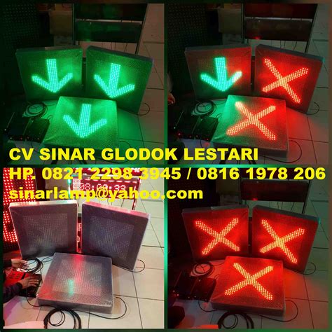 Lampu Display Gerbang Tol Dan Gerbang Parkir Cross Arrow