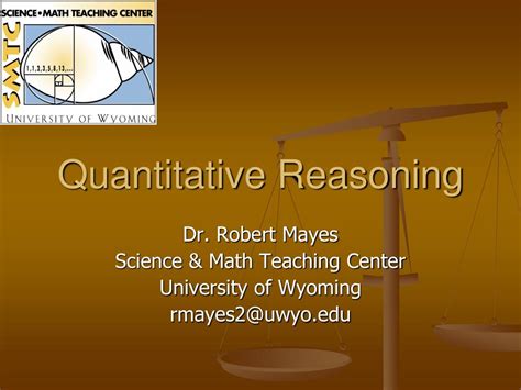 Ppt Quantitative Reasoning Powerpoint Presentation Free Download Id 2454811