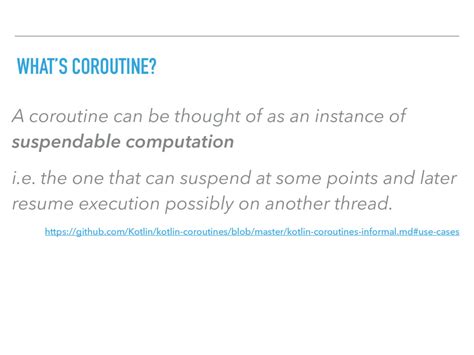 Introduction To Kotlin Coroutine Speaker Deck