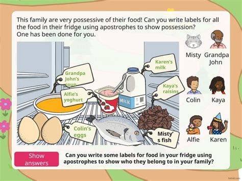 Year Apostrophes For Possession Warm Up Powerpoint Ppt
