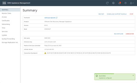 replication and disaster recovery virtual machine with vmware vsphere