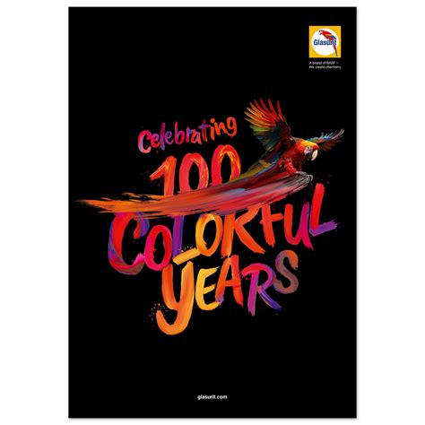 Glasurit 100 Years Macaw Poster Basf Promostore