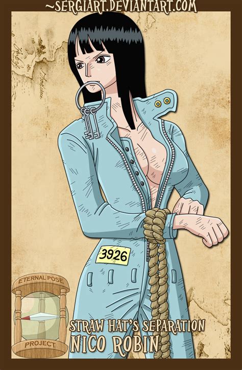 Epp Straw Hat S Separation Nico Robin By Sergiart On Deviantart
