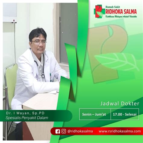 Profil Dan Jadwal Dokter Rumah Sakit Ridhoka Salma Cikarang 6 Rumah