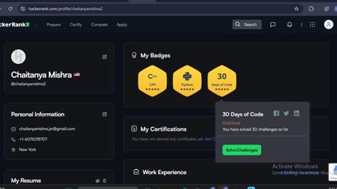 chaitanya mishra on linkedin 30daysofcode codingchallenge