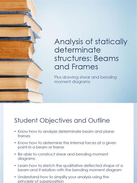 04 Analysis Of Determinate Beam And Frame Review Pdf Bending