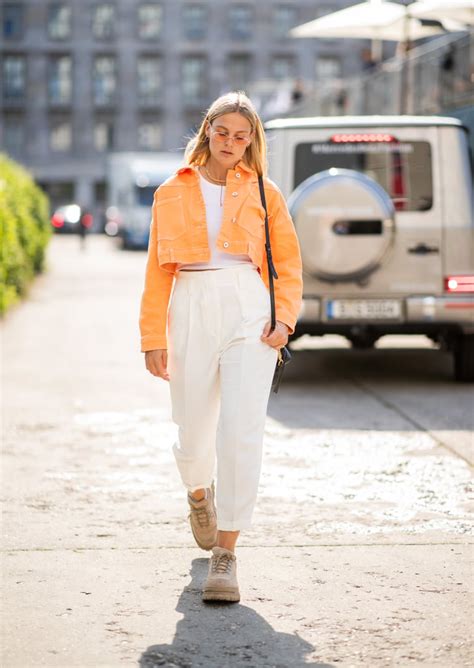Wear White High Waisted Pants With Confidence — Then Add In A Boxy
