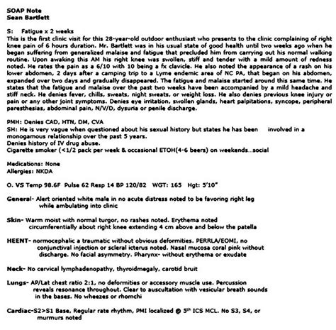 Soap Note Example Mous Syusa