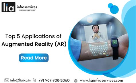 Top 5 Applications Of Augmented Reality AR Blog Liainfraservices