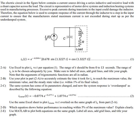 Solved The Electric Circuit In The Figure Below Contains A Chegg